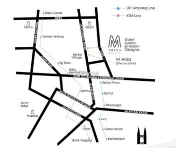 M-Arisa-Sentul-Location-Map | New Property Launches - KL & PJ